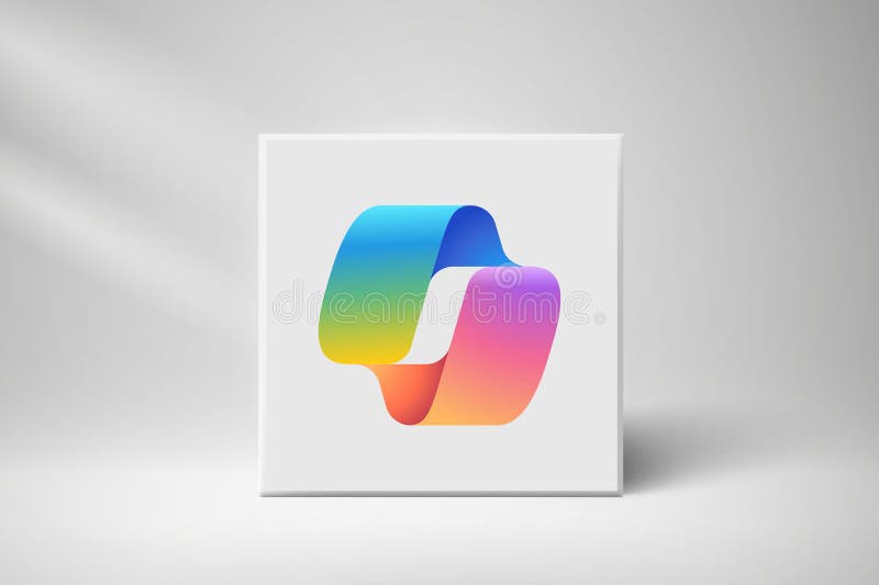 Application De Chatbot De Copilot Microsoft Sur Espace Blanc Photo ...