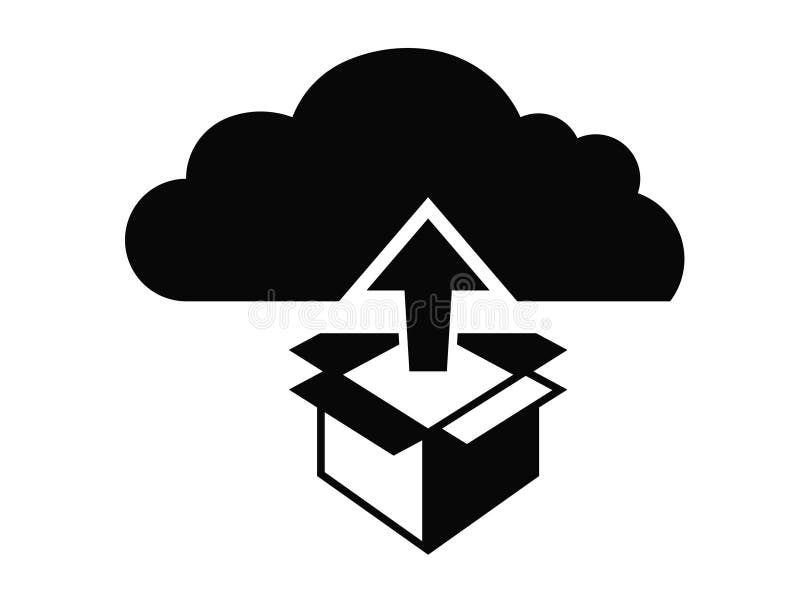 Application Deployment and Software Development Concept. Open Cardboard ...