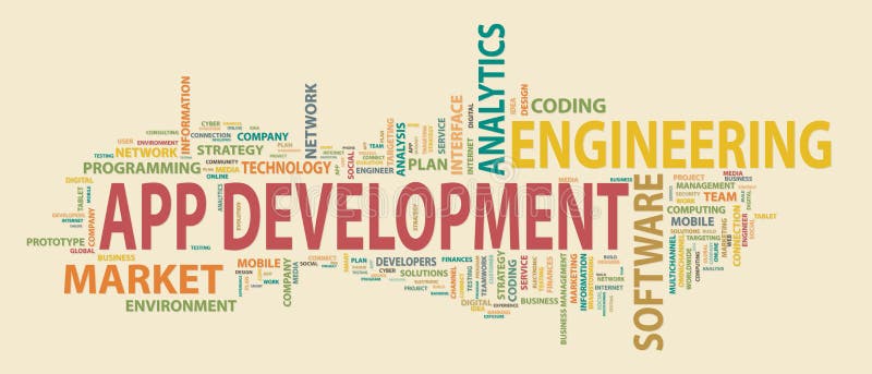Application Development Banner. Concept To Building Successful Business ...