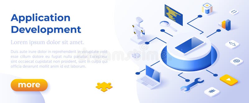 APPLICATION DEVELOPMENT - Banner Layout Template for Website and Mobile ...