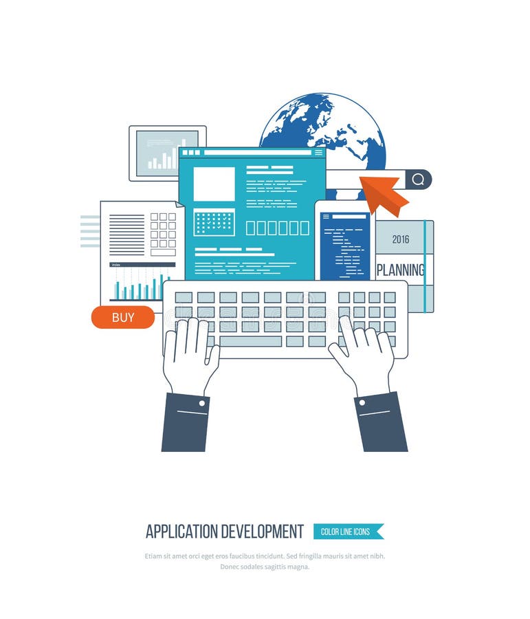 Application Development Concept for E-business, Web Sites, Mobile ...