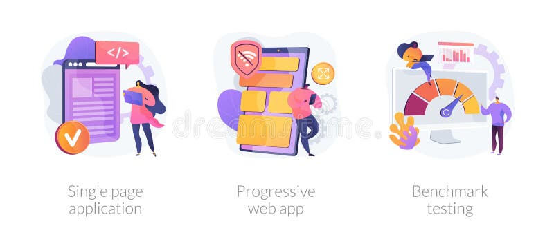Application Development Vector Concept Metaphors. Stock Vector ... Application Development Vector Concept Metaphors. Stock Vector ...