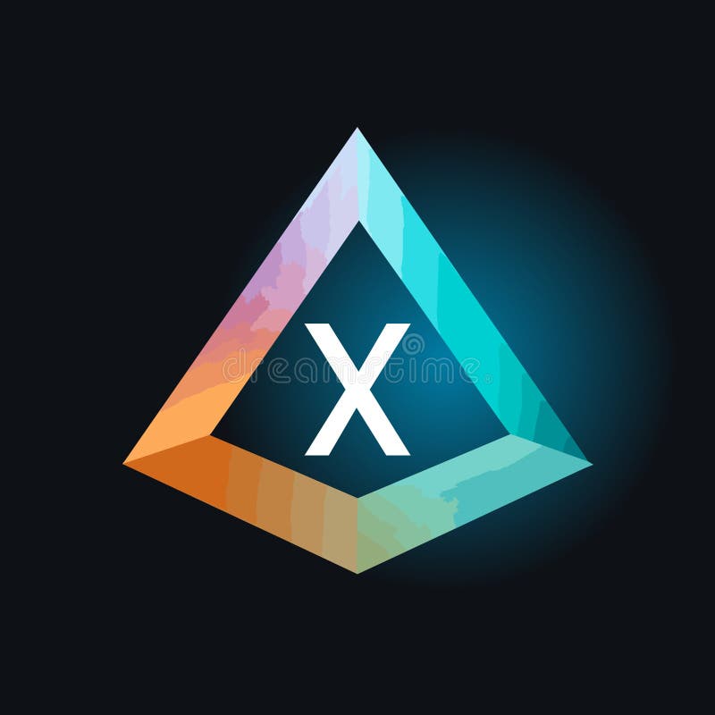 Application Engineering Filled Gradient Initial Logo Idea Stock Vector ...