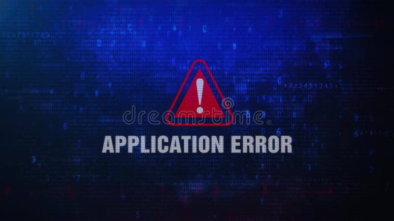 Application Error Alert Warning Attack on Screen World Map Loop Motion ... Application Error Alert Warning Attack on Screen World Map Loop Motion ...