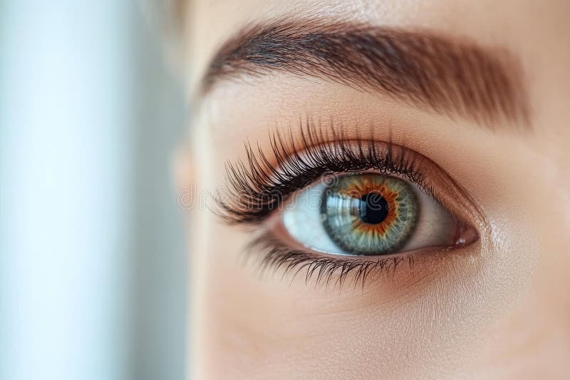 The Application of Eyelash Extensions To a Customer S Eyes is Being ...