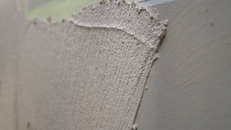Application of Facade Plaster Stock Footage - Video of detail, color ...