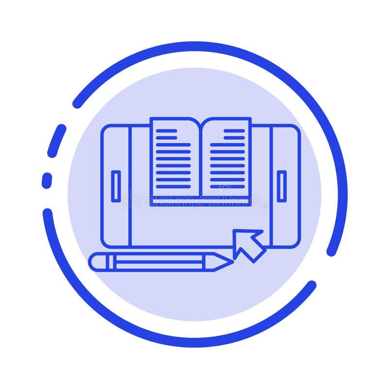 Application, File, Smartphone, Tablet, Transfer Blue Dotted Line Line ...