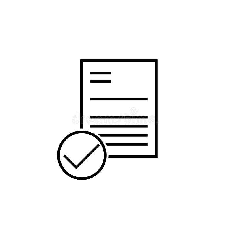 Form Icon, Form Logo, Document Icon, Simple Vector Icon Stock Vector ...