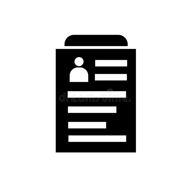 Application Form Icon Vector Sign and Symbol Isolated on White ...