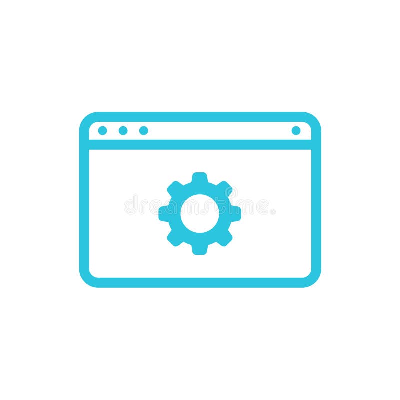 Application Form, Platform, Build Project Icon. Stock Vector ...