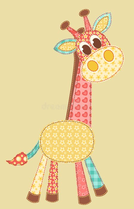 Giraffe Patchwork Pattern Stock Illustrations – 157 Giraffe Patchwork ...