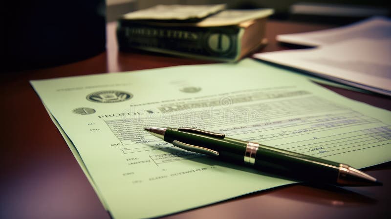 Application Green Card Immigration Stock Illustration - Illustration of generated, fees: 374072942