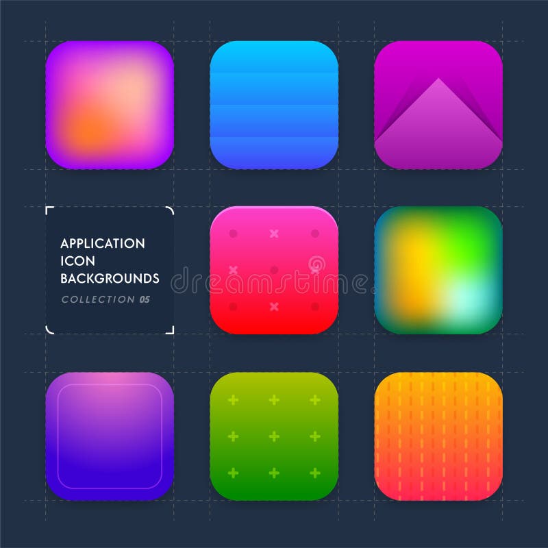 App and Icon Backgrounds stock vector. Illustration of glossy - 31287346