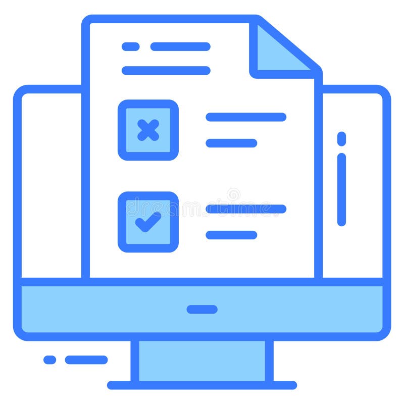 Application Icon, Survey and Feedback, Modern Vector Illustration Stock ...