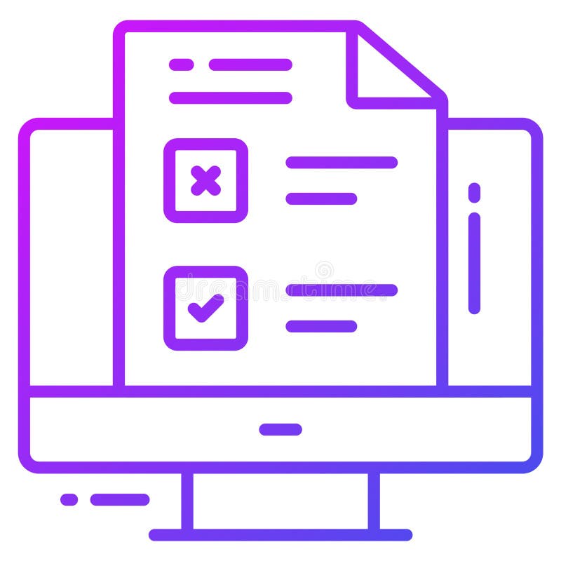 Application Icon, Survey and Feedback, Modern Vector Illustration Stock ...