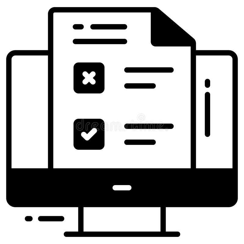 Application Icon, Survey and Feedback, Modern Vector Illustration Stock ...