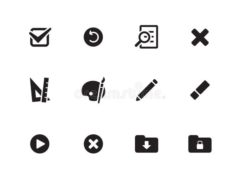 Vector Tick Check Mark Icon Set Stock Vector - Illustration of ...