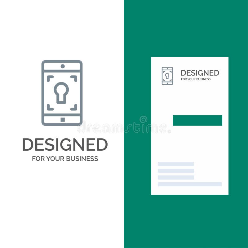 Application, Mobile, Mobile Application, Screen Grey Logo Design and ...