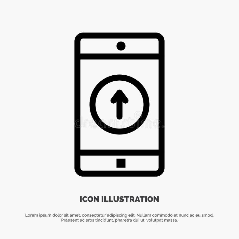 Application, Mobile, Mobile Application, Smartphone, Sent Line Icon ...