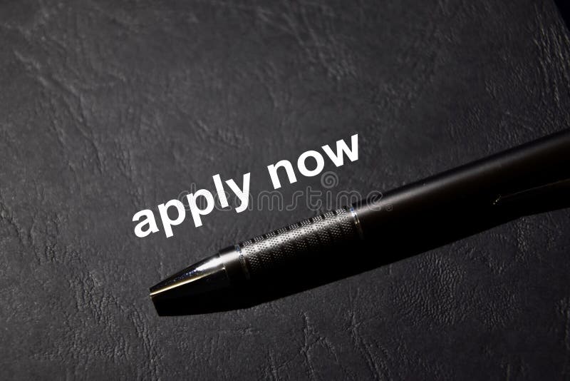 Application for a new job stock image. Image of ballpoint - 228202313