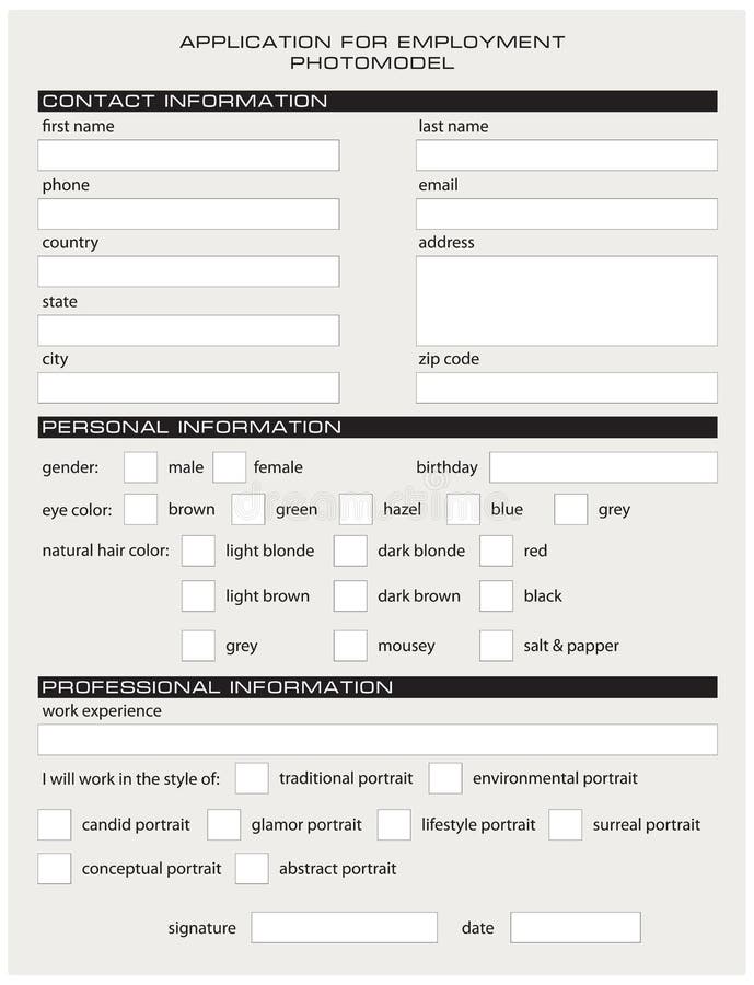 Application Form and Mail Envelope Stock Vector - Illustration of ...