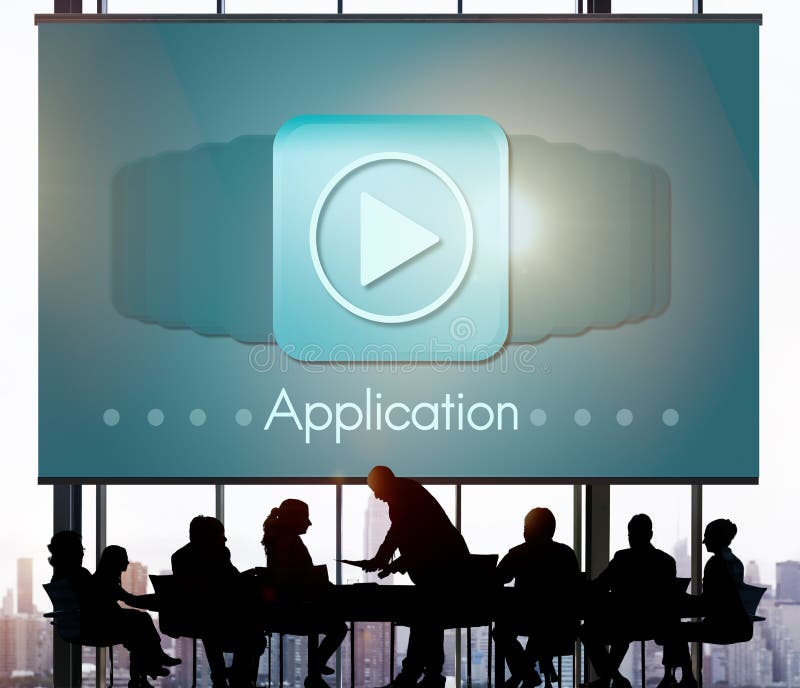 Application Program Icon Apply Career Concept Stock Image - Image of ...