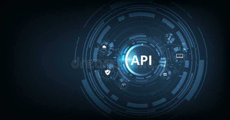Application Programming Interface (API) Concept Stock Illustration - Illustration of programming ...