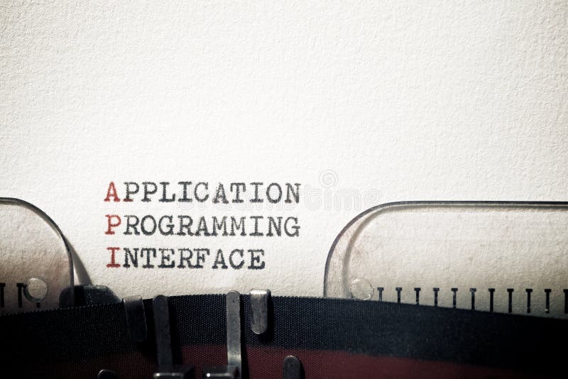 Application Programming Interface Stock Photo - Image of program ...