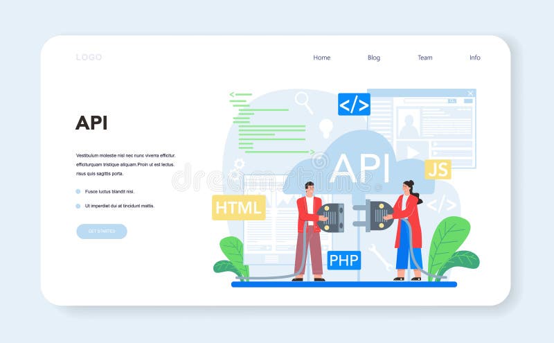 Backend Developer Banner Stock Illustrations – 254 Backend Developer ...