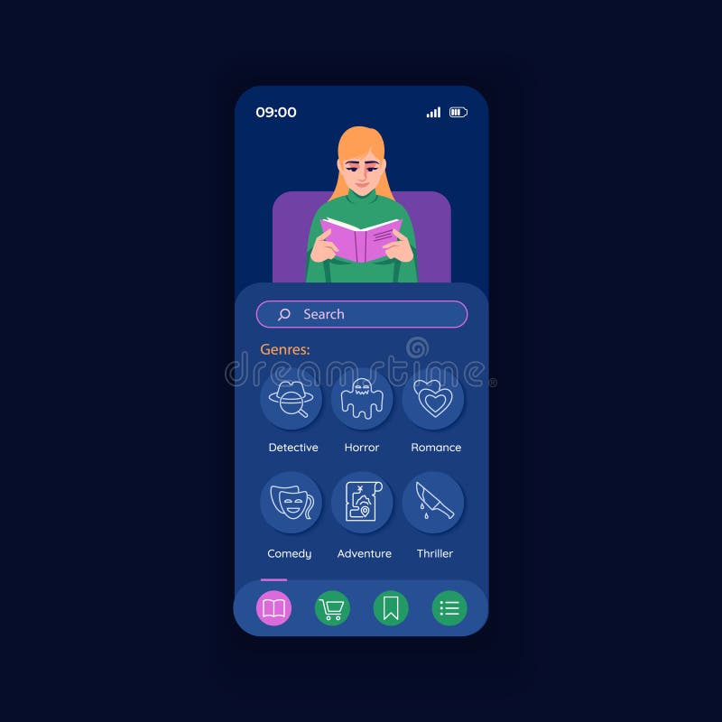 Book Genresscreen Stock Illustrations – 1 Book Genresscreen Stock ...