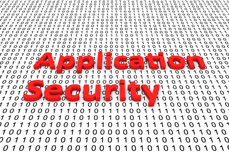 Application security stock illustration. Illustration of deployment ...