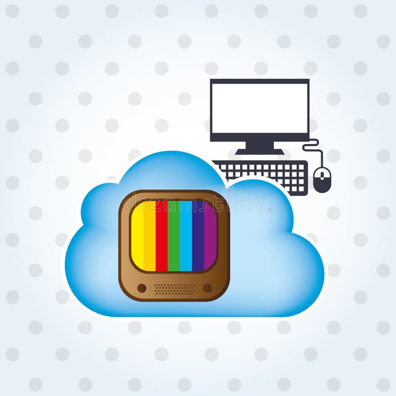 Application service design stock illustration. Illustration of desktop ...