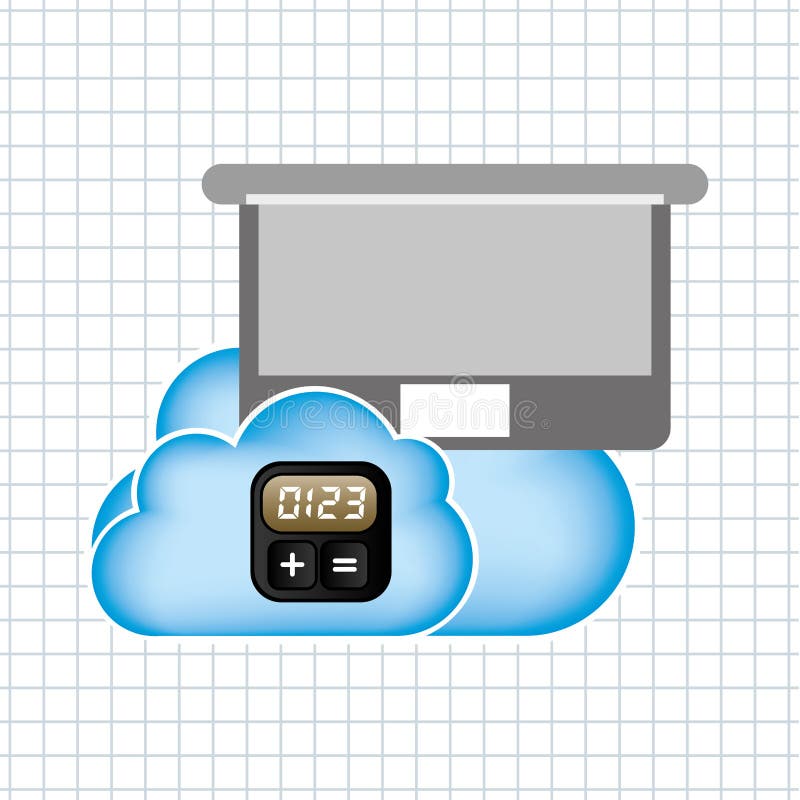 Application service design stock illustration. Illustration of network ...