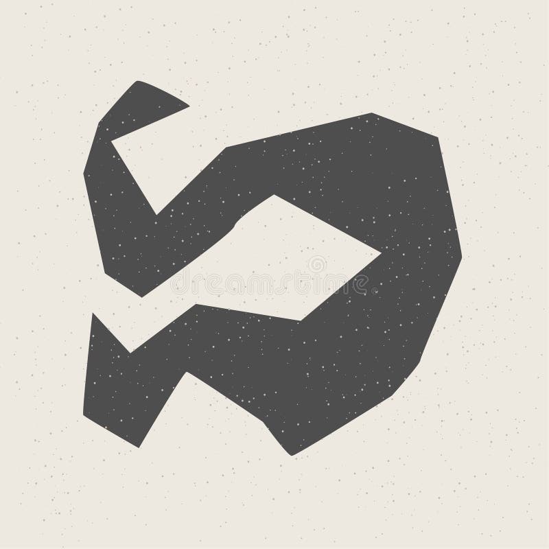 Abstract Application Shape Form Symbol Minimalist Poster Print Template ...