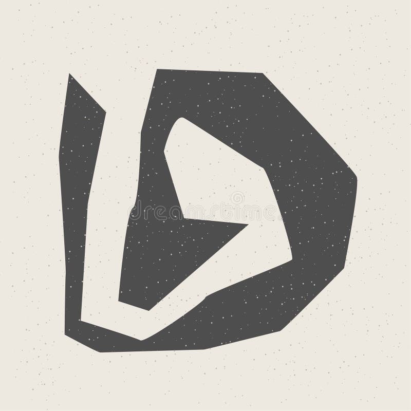 Abstract Application Shape Form Symbol Minimalist Poster Print Template ...