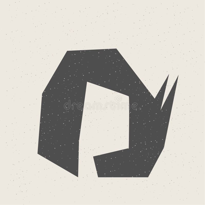 Abstract Application Shape Form Symbol Minimalist Poster Print Template ...