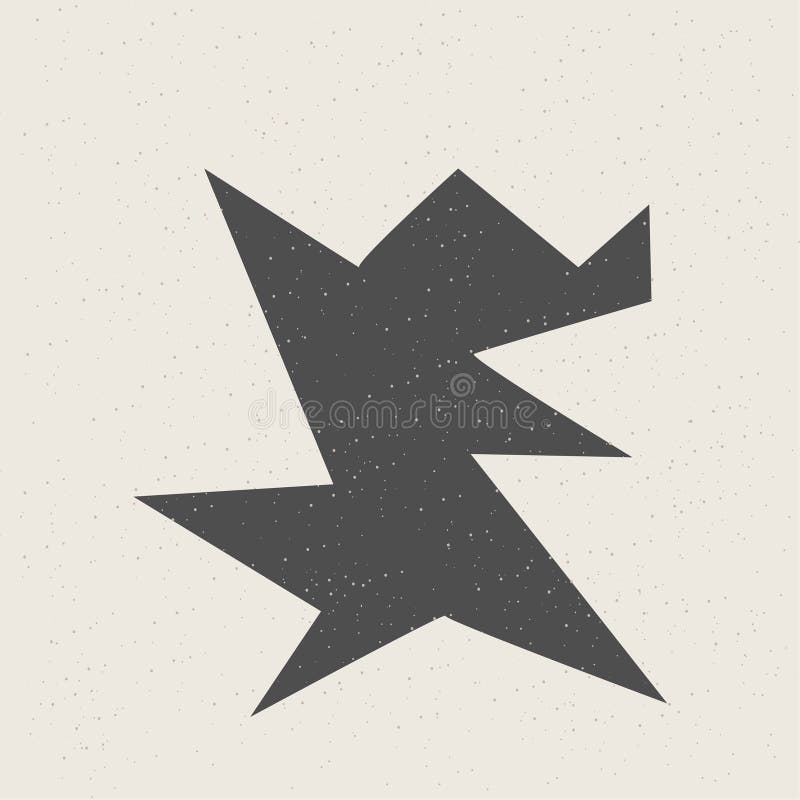 Abstract Application Shape Form Symbol Minimalist Poster Print Template ...