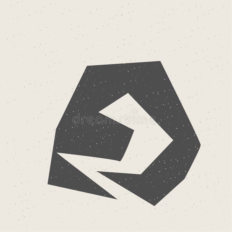 Abstract Application Shape Form Symbol Minimalist Poster Print Template ...