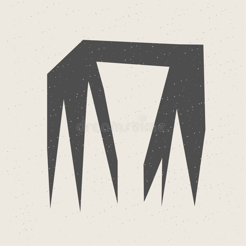 Abstract Application Shape Form Symbol Minimalist Poster Print Template ...