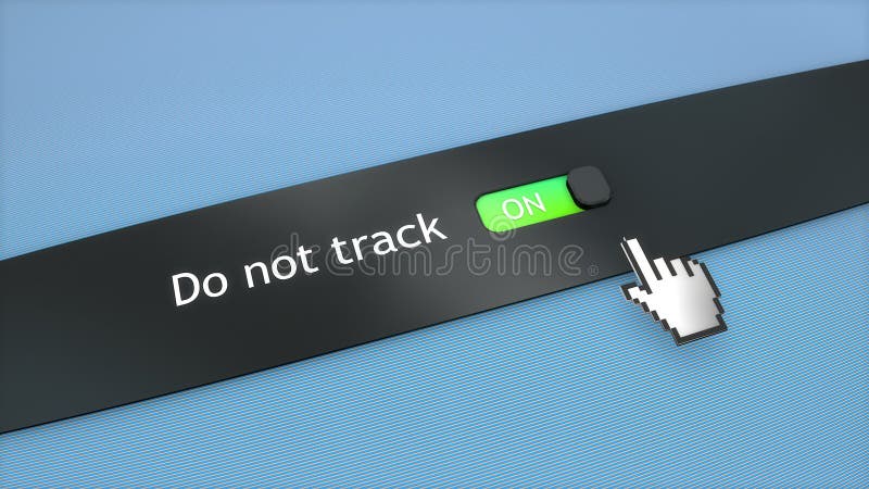 Application System Setting Do Not Track Enable. Stock Footage - Video ...
