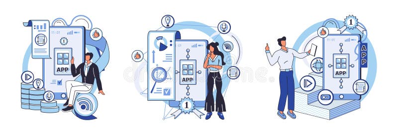 Application Testing Metaphor Vector App Test Boot Camp Training For App Before It Gets