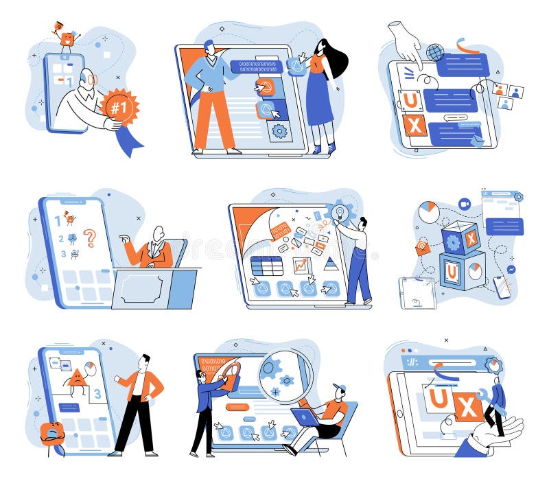 Application Testing Metaphor Vector App Test Mock Drill That Prepares App For Real World