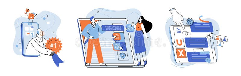 Application Testing Metaphor Vector Application Testing Detector 2951