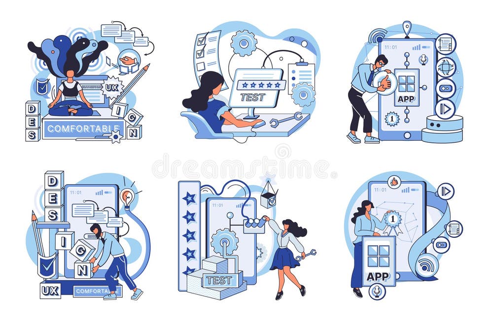 Application Testing Metaphor. Vector. Software Testing, Fact-checker ...