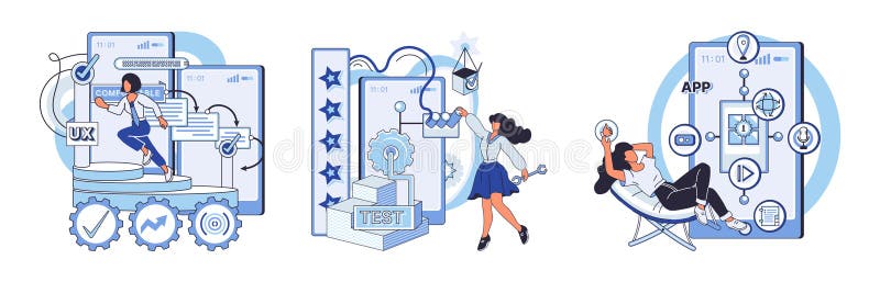 Application Testing Metaphor Vector Software Testing Guardiangel Of Code That Eliminates Bugs