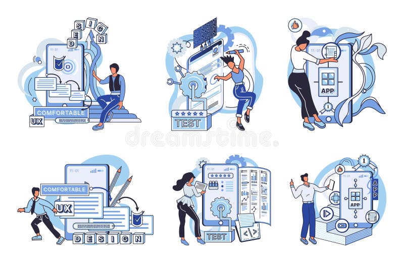 Application Testing Metaphor Vector Software Testing Tool That