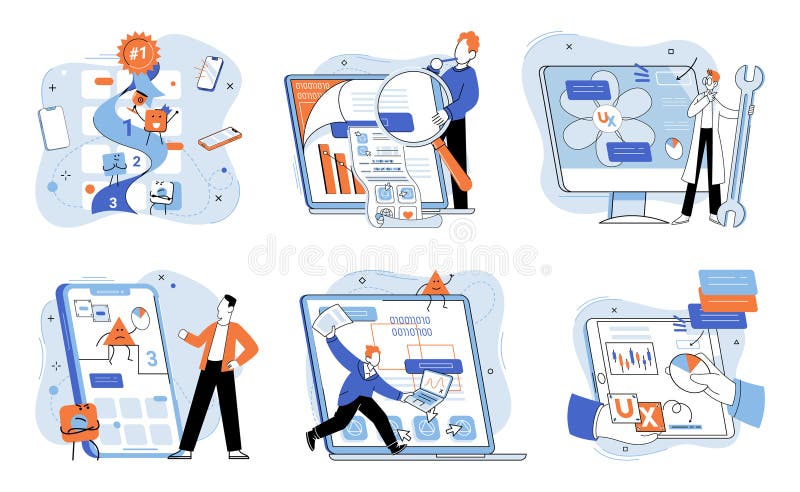 Application Testing Metaphor Vector Software Testing Tool That