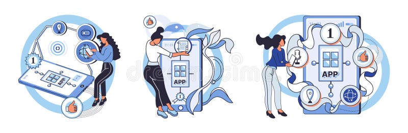 Application Testing Metaphor Vector Software Testing Watchmthat Keeps Lookout For Code 4531