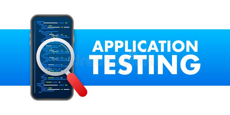 Application Testing Testing Software Development Vector Stock