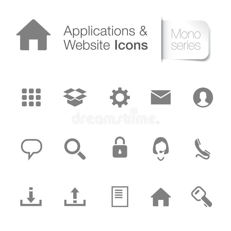Application Tool & Utilities Related Icons. Stock Vector - Illustration ...